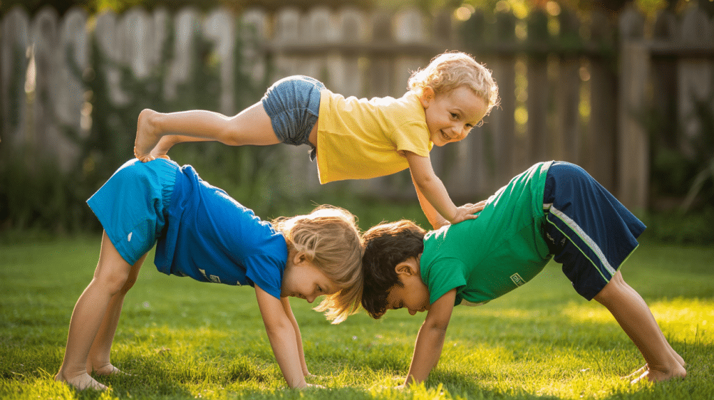 10 Kid 3-Person Yoga Poses Easy and Fun for Kids - My Fitness Yoga